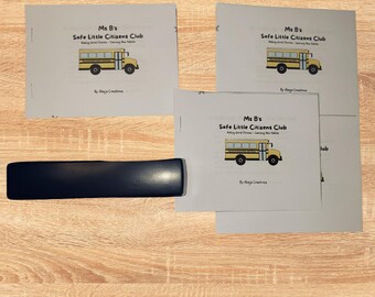 School Bus Safety Brag Bracelets for Pre-k to 2nd, Ms B's Safe Little ...