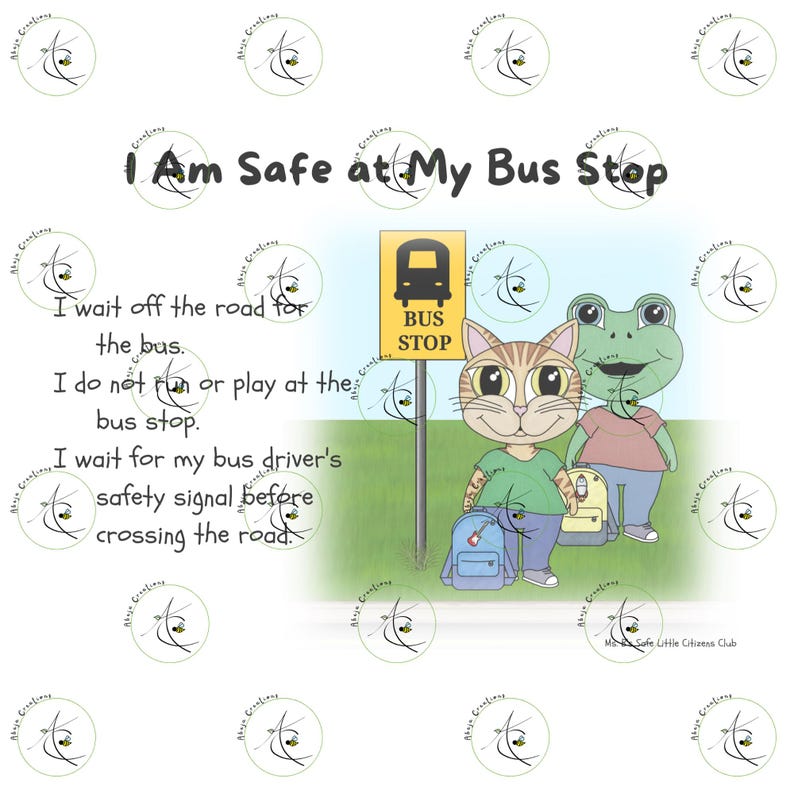 School Bus Safety Posters | 8.5x11 in | School Bus Rules and Reminders ...