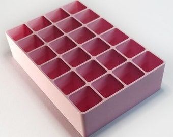 Gel Food Colour Organiser 6x6 Digital File, Compartment Diameter 2.6cm ...