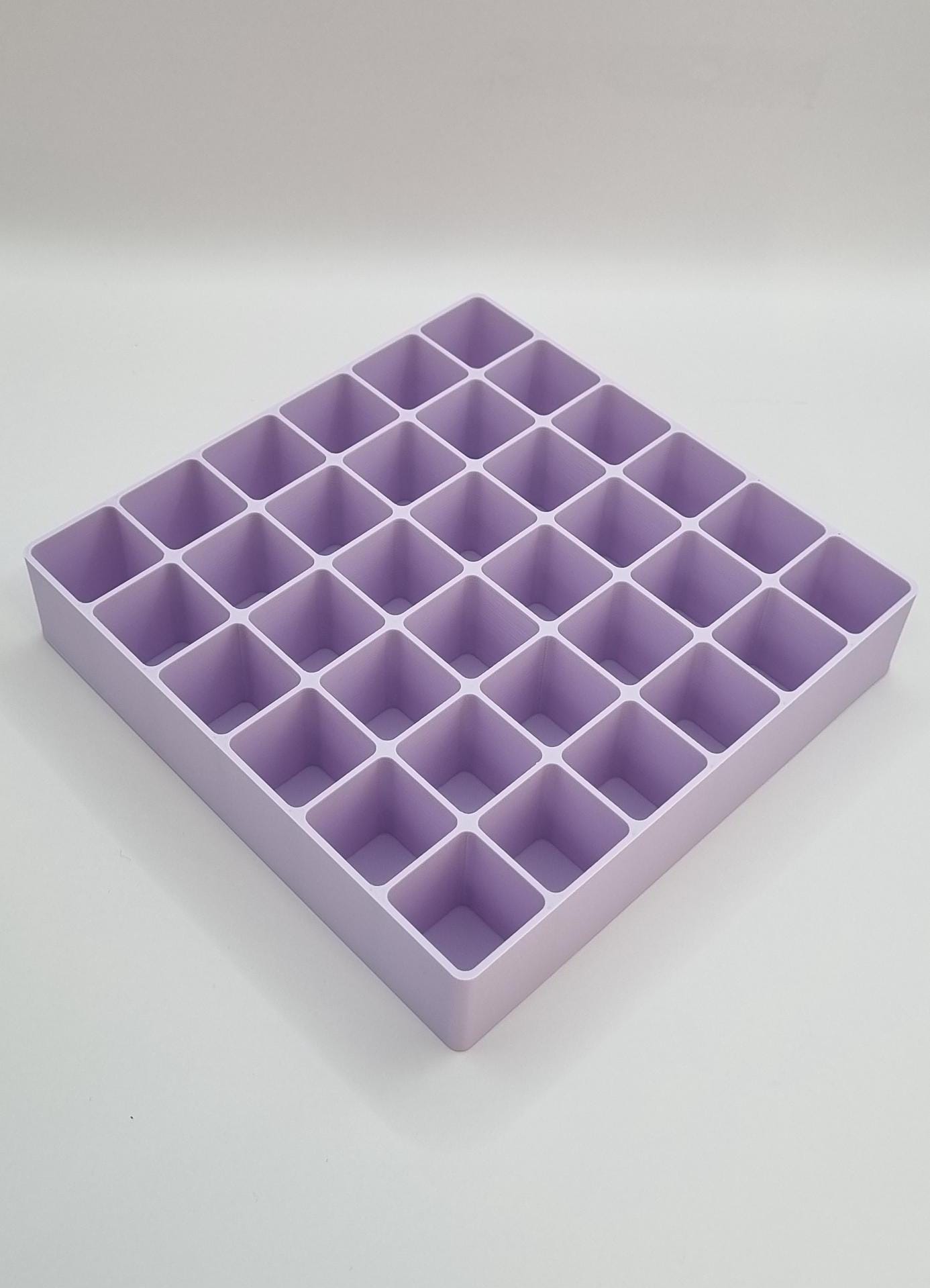 Gel Food Colour Organiser 6x6 Digital File, Compartment Diameter 2.6cm ...