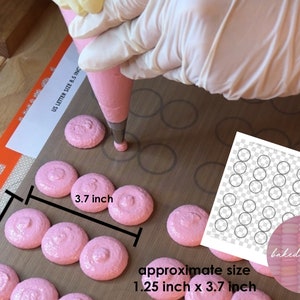 Printable Mini Eclair Macaron Template - Etsy