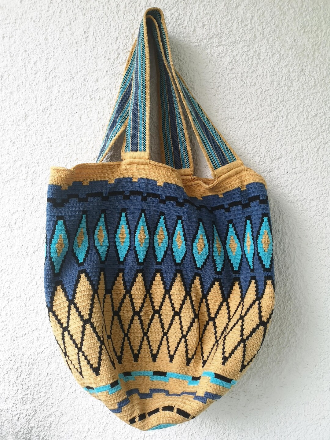 Extra Large WAYUU,SUSU MOCHILA Bag, Original Colombian Traditional ...