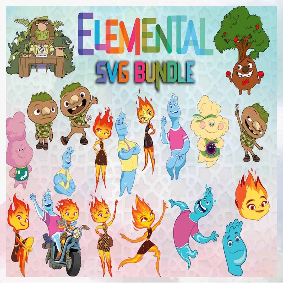 Elemental Svg Bundle,elemental Png and SVG Cliparts Bundle, Elemental ...