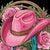 Vintage Pin up Cowgirls Pink Cowgirl ,3 Png,pin up Cow Digital Download ...