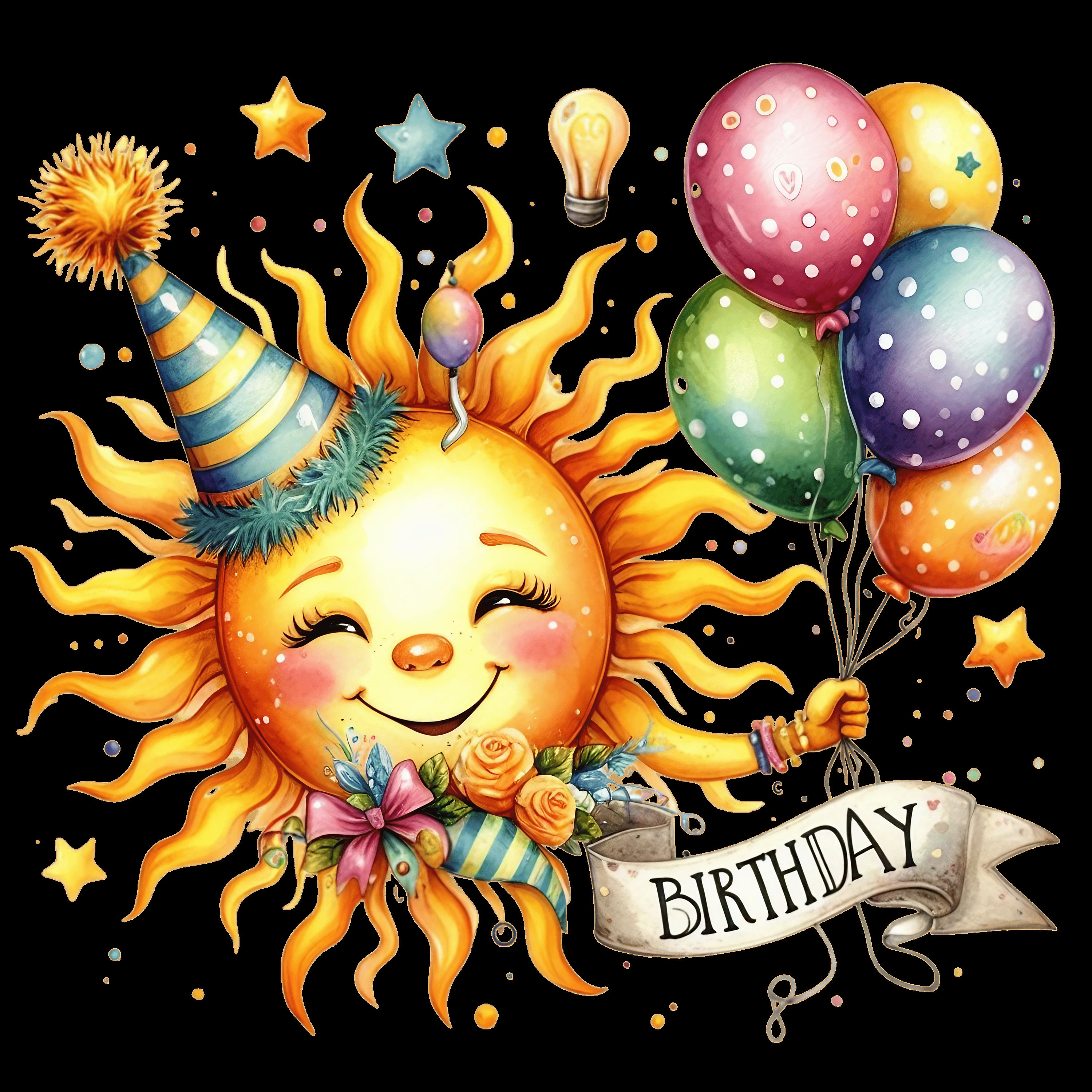 Happy Birthday Clipart - Birthday (5)PNG - Etsy