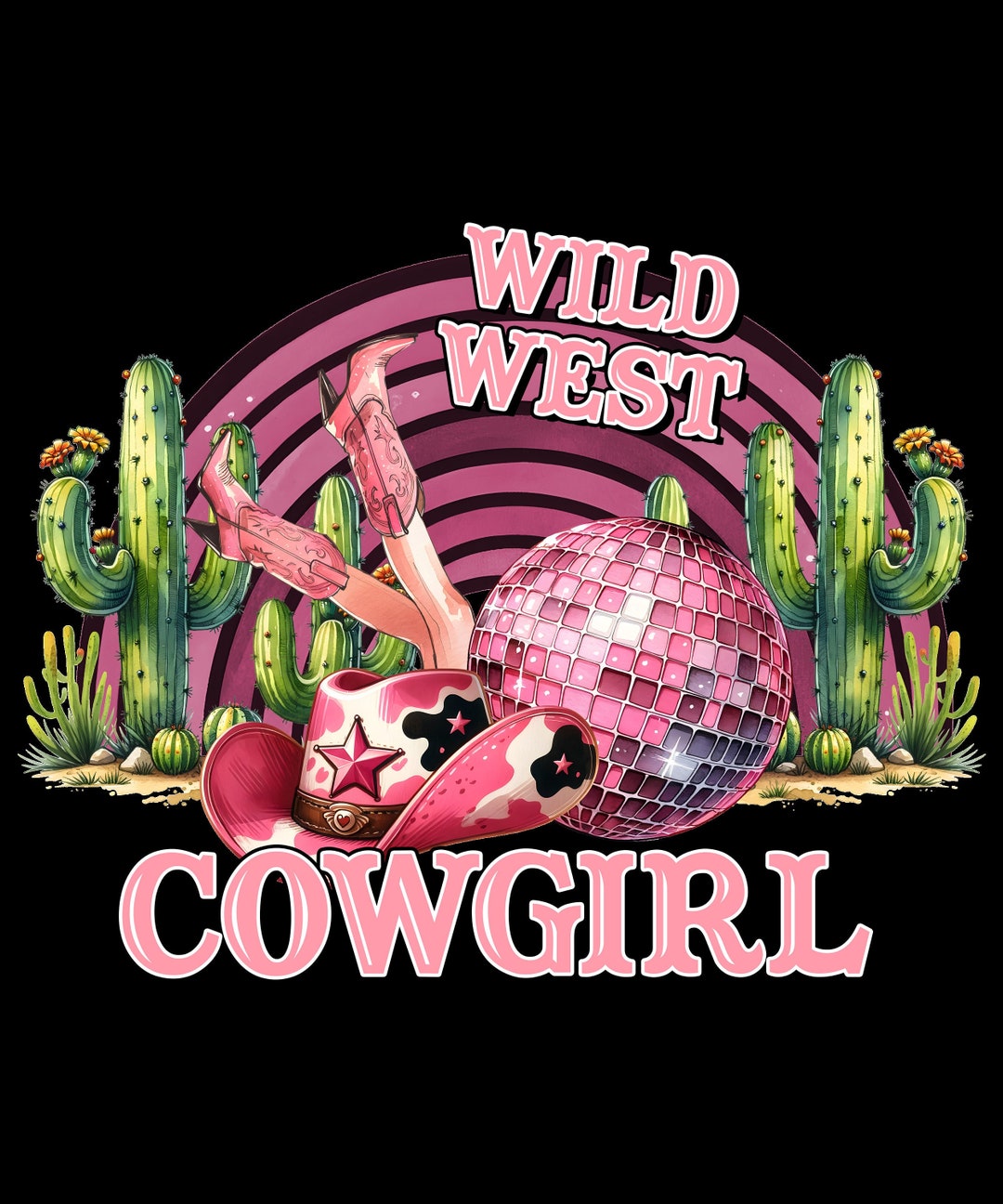 Pink Cowboy Bundle,(14)png ,western Cowgirl Sublimation Bundle,western ...