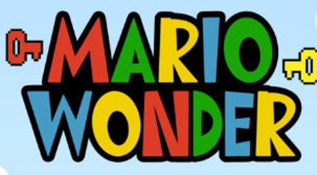 Mario Wonder Font, Super Mario Font, Digital Download - Etsy