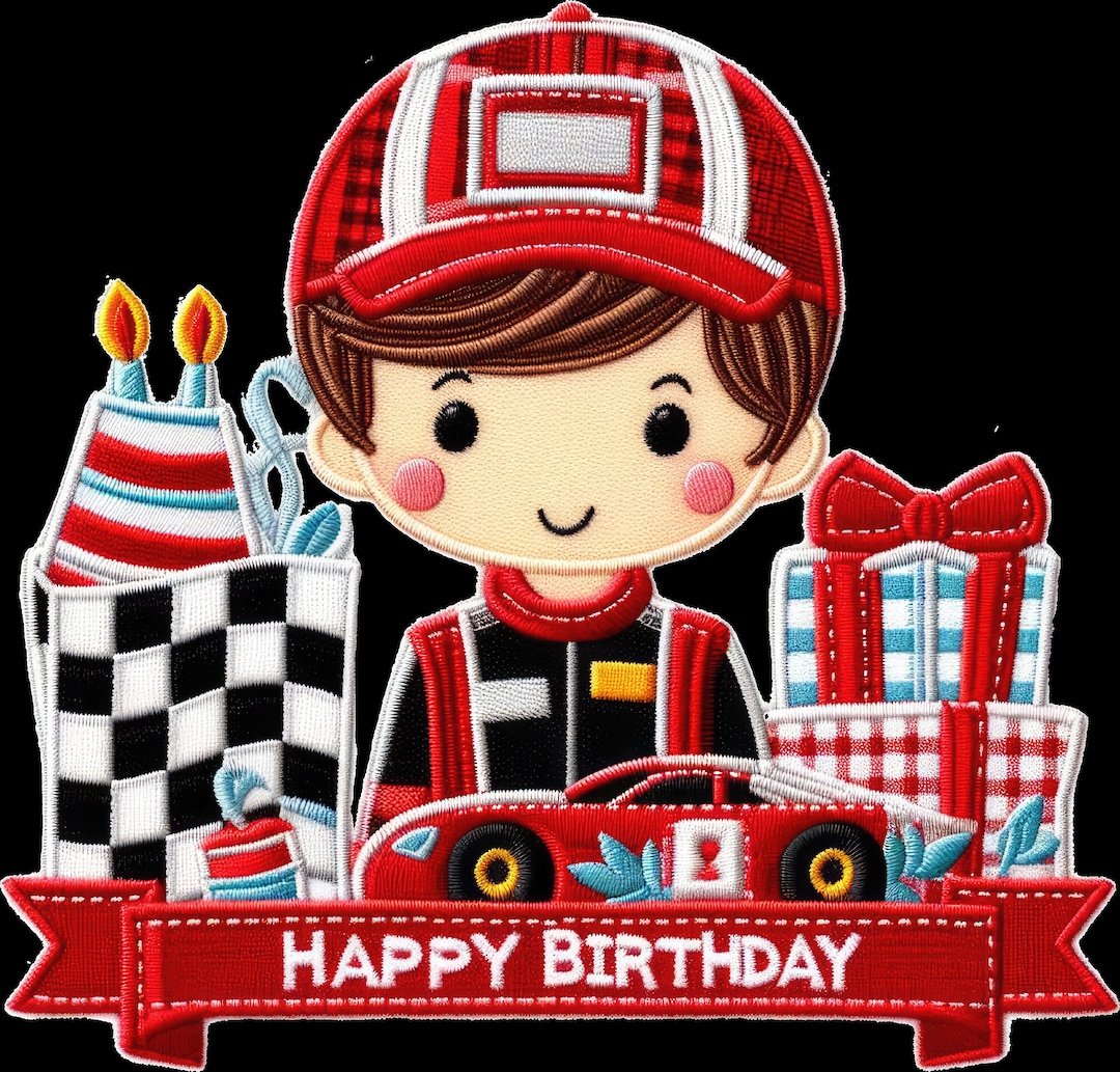 Happy Birthday Boy Clipart 4PNG Graphics, Birthday - Etsy