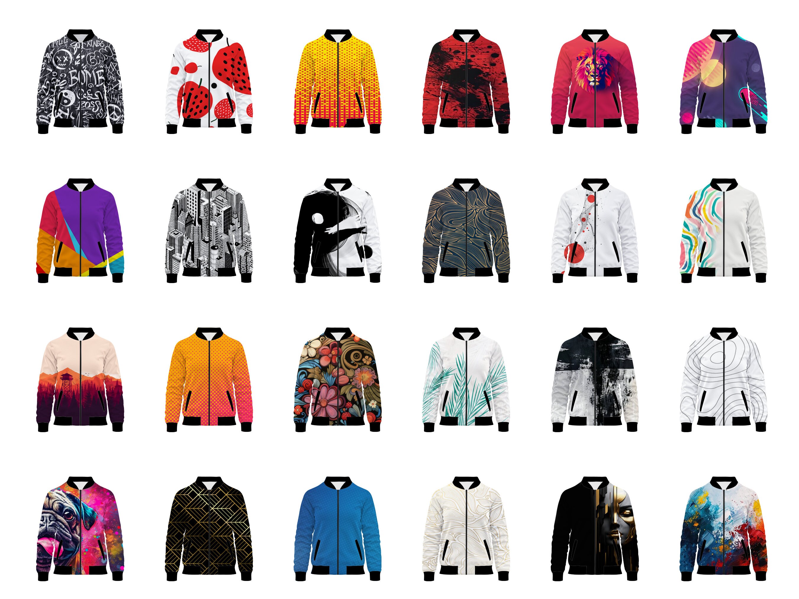 Custom Bomber Jacket Team Warm up Jacket Personalized Jacket Men Women ...