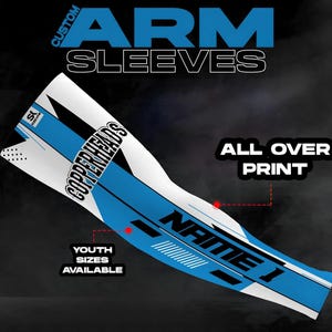 Custom Arm Sleeves Baseball Sleeve Basketball Sleeve Football Team ...