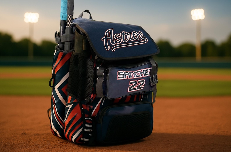 Custom Baseball Bag Softball Bat Bag Sports Backpack Personalized ...