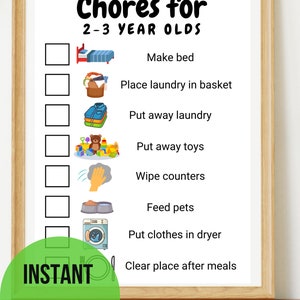 Kids Chores, Kids Responsibility, Age Appropriate Chores, Kids List ...