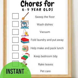 Kids Chores, Kids Responsibility, Age Appropriate Chores, Kids List ...