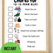Age Appropriate Chore Checklist Posters (digital Download) - Etsy