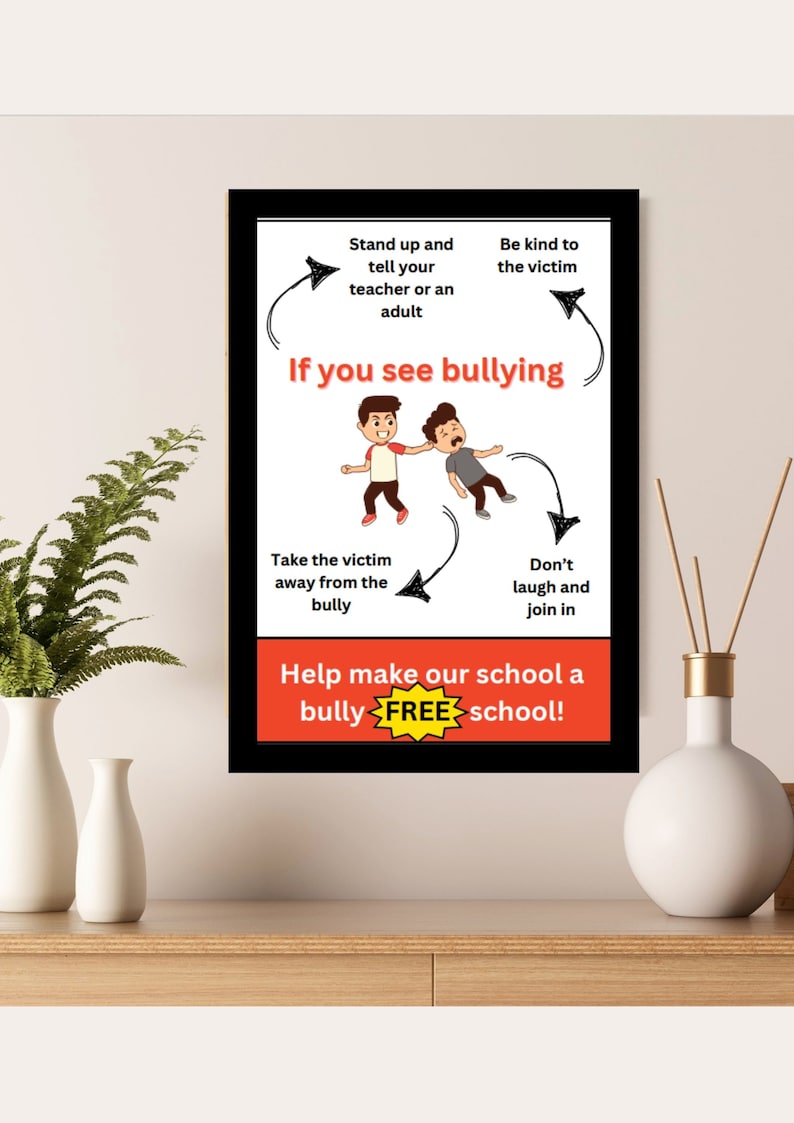 Anti-bullying Posters, Classroom Posters, Bullying Strategies, Stand up ...