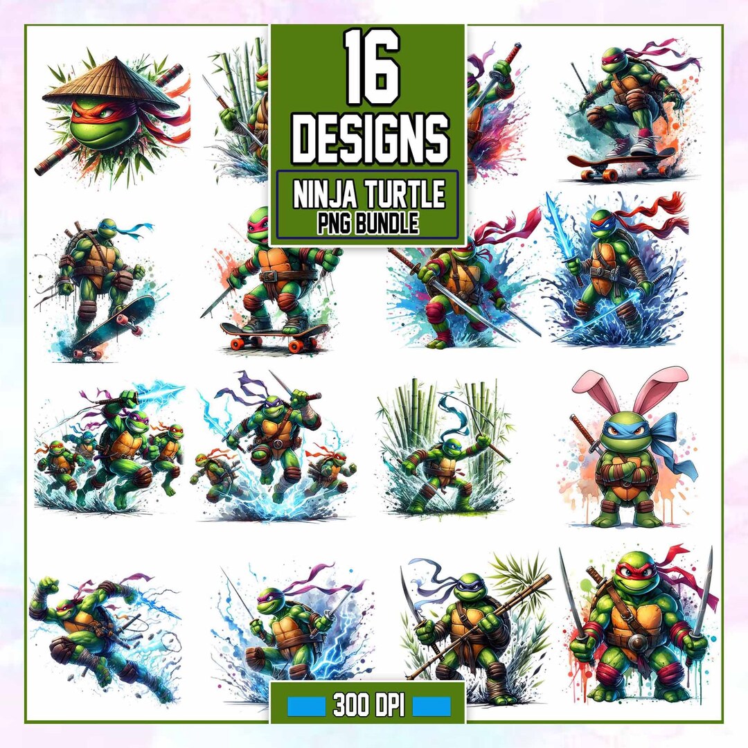 Ninja Turtles Svg, Tmnt Svg,sea Turtle Svg, Teenage Mutant Png, Cartoon ...