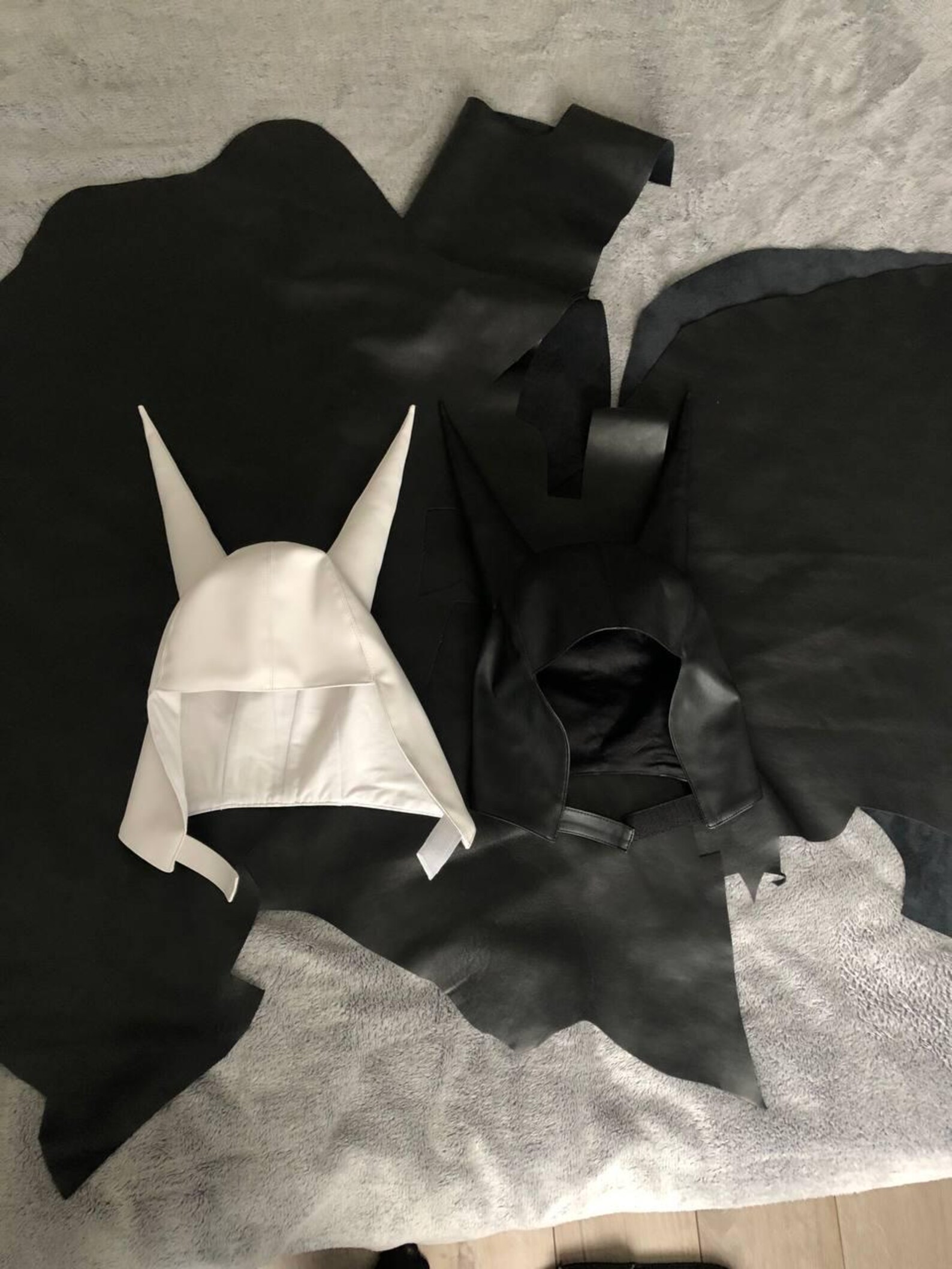 White Devil Horns Dunce Hat/cap/mask (playboi Carti Hat, Ecco2k’s Style ...