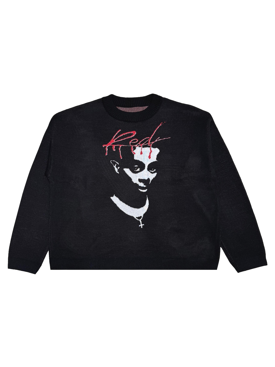 Playboi Carti WLR Whole Lotta Red Fan Custom Knit Sweater (I AM MUSIC ...