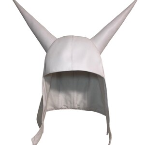 White Devil Horns Dunce Hat/cap/mask (playboi Carti Hat, Ecco2k’s Style ...
