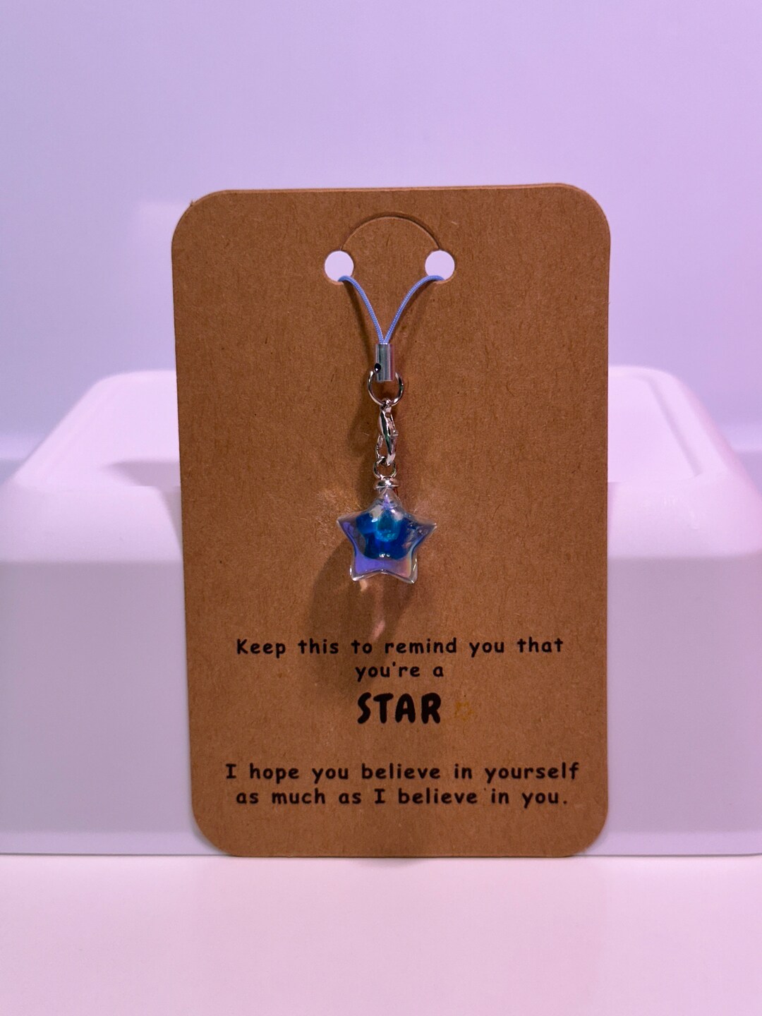 You're a STAR - Hug Card With Star Charm - Etsy