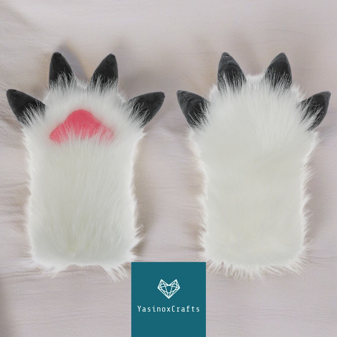 Furry Paws Fluffy Fursuit Paws, Dragon Paws Partial Fursuit Cat Paws ...