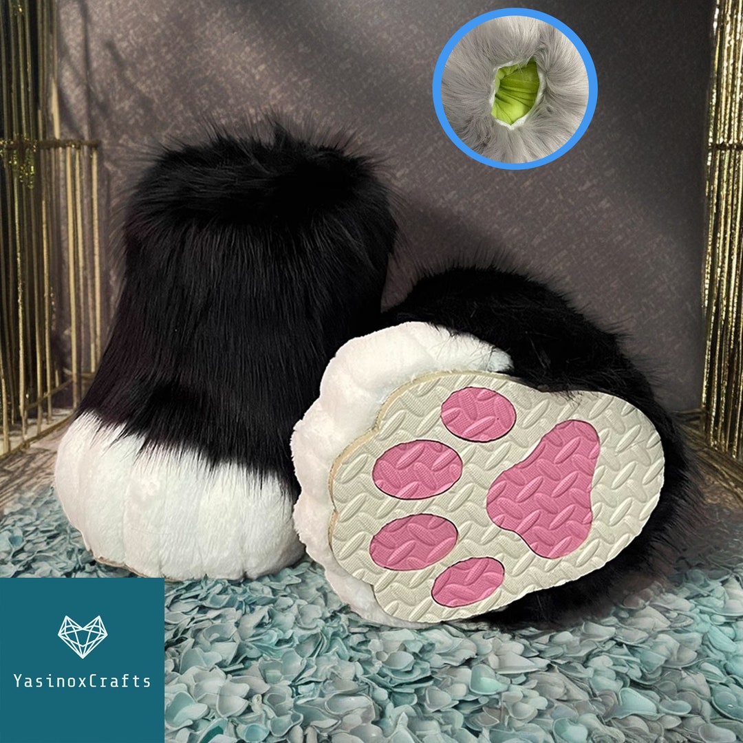 21 Colors Fursuit Feet Paws, Kemono Foot Paw, Cat Paws, Puppy Paws ...