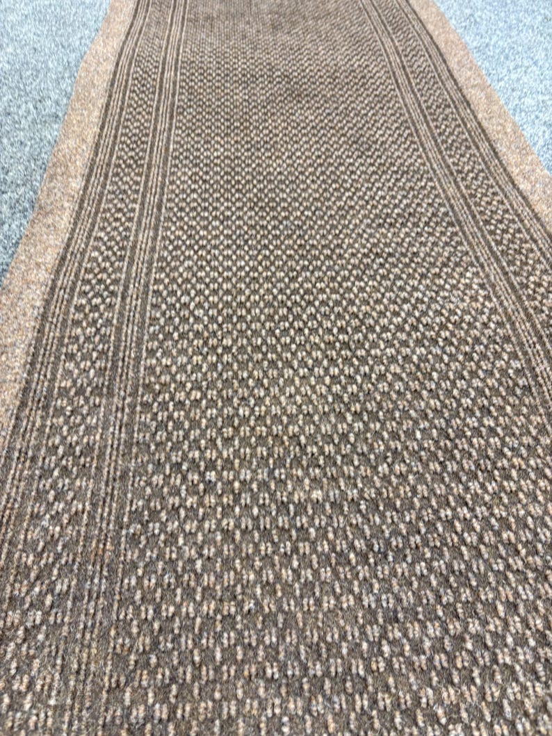 Brown Carpet Hallway Runner: Heavy Duty, Non-slip, Bespoke Size - Etsy UK
