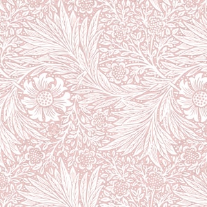 William Morris TV Art, Blush Pink Wall Art, Frame TV Vintage, Marigold ...