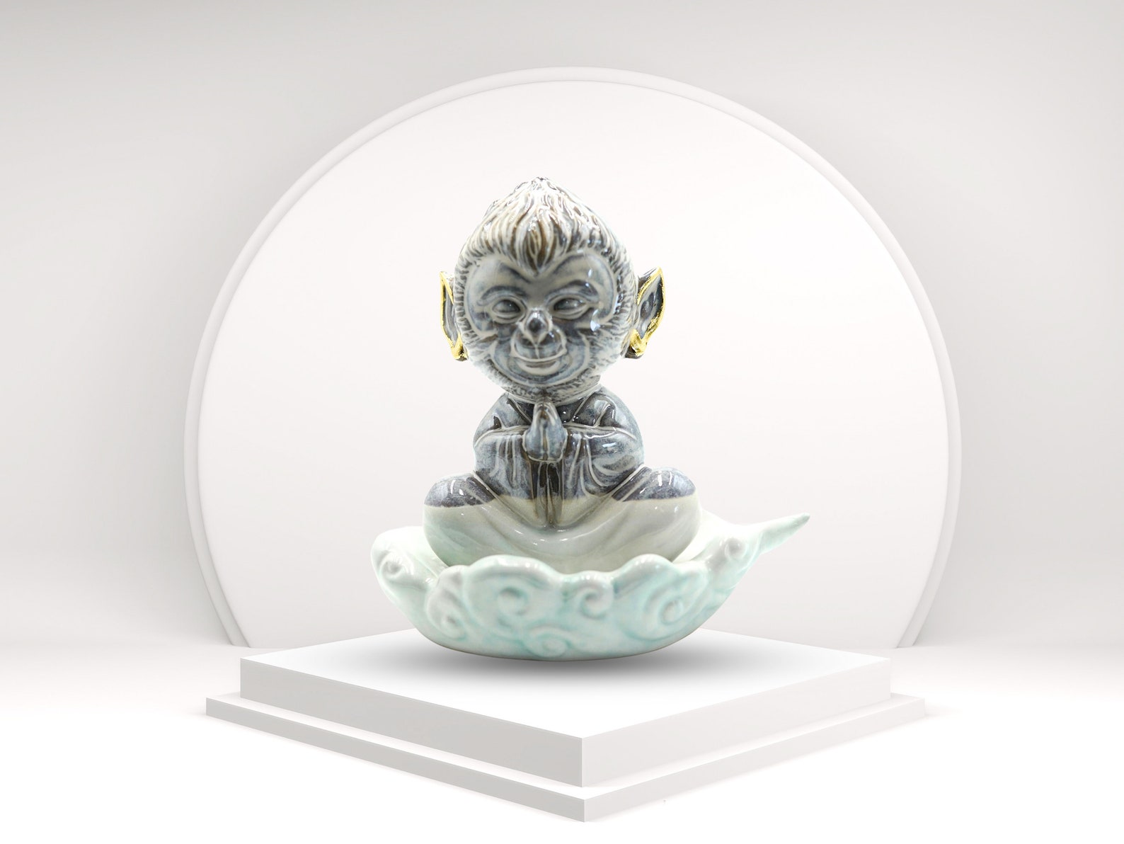 Monkey King Statue I Sun Wukong Staff I Magic Monkey or Heng-jia ...