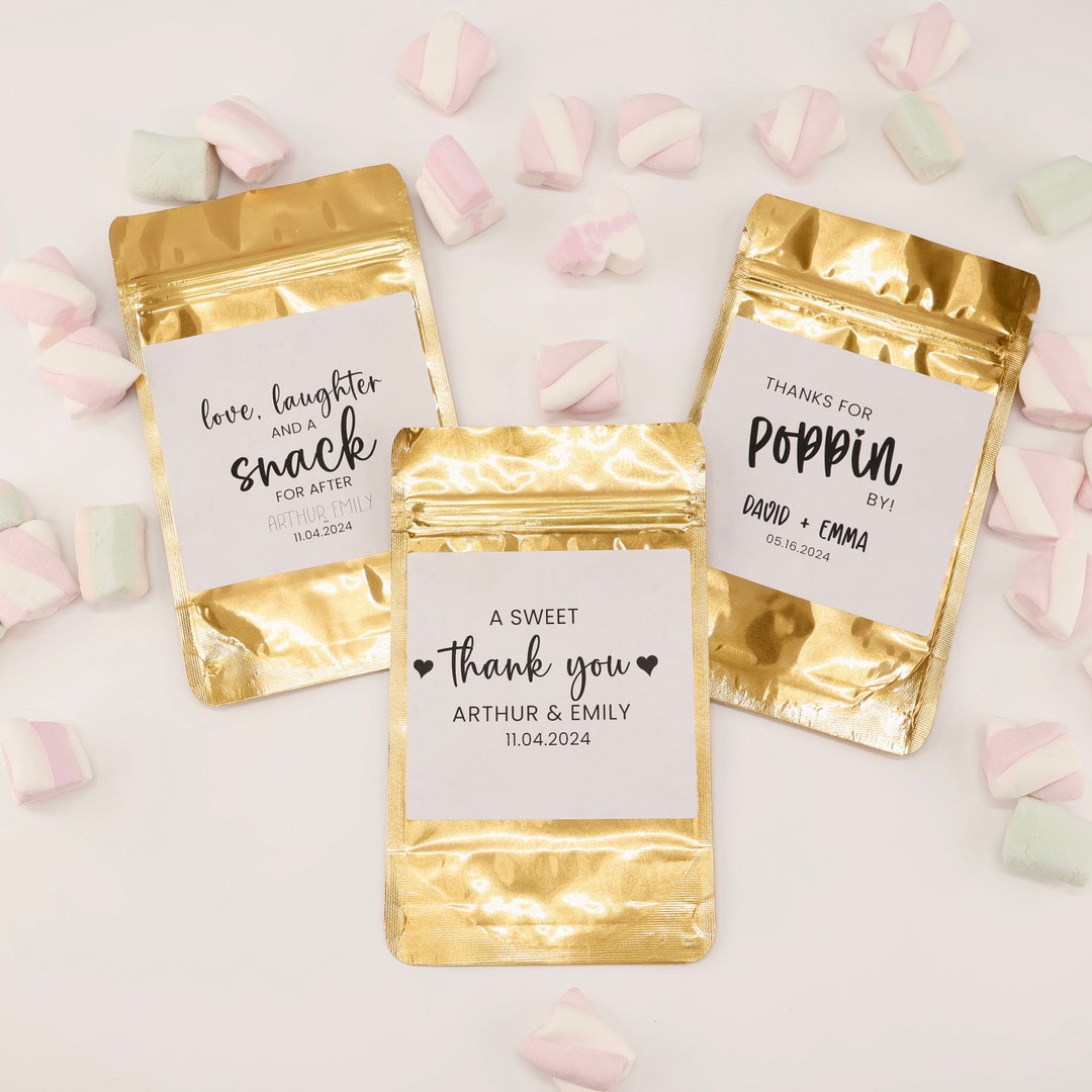 Wedding Treat Bags, Wedding Favor Bags, Rehearsal Dinner Favors, Bridal ...