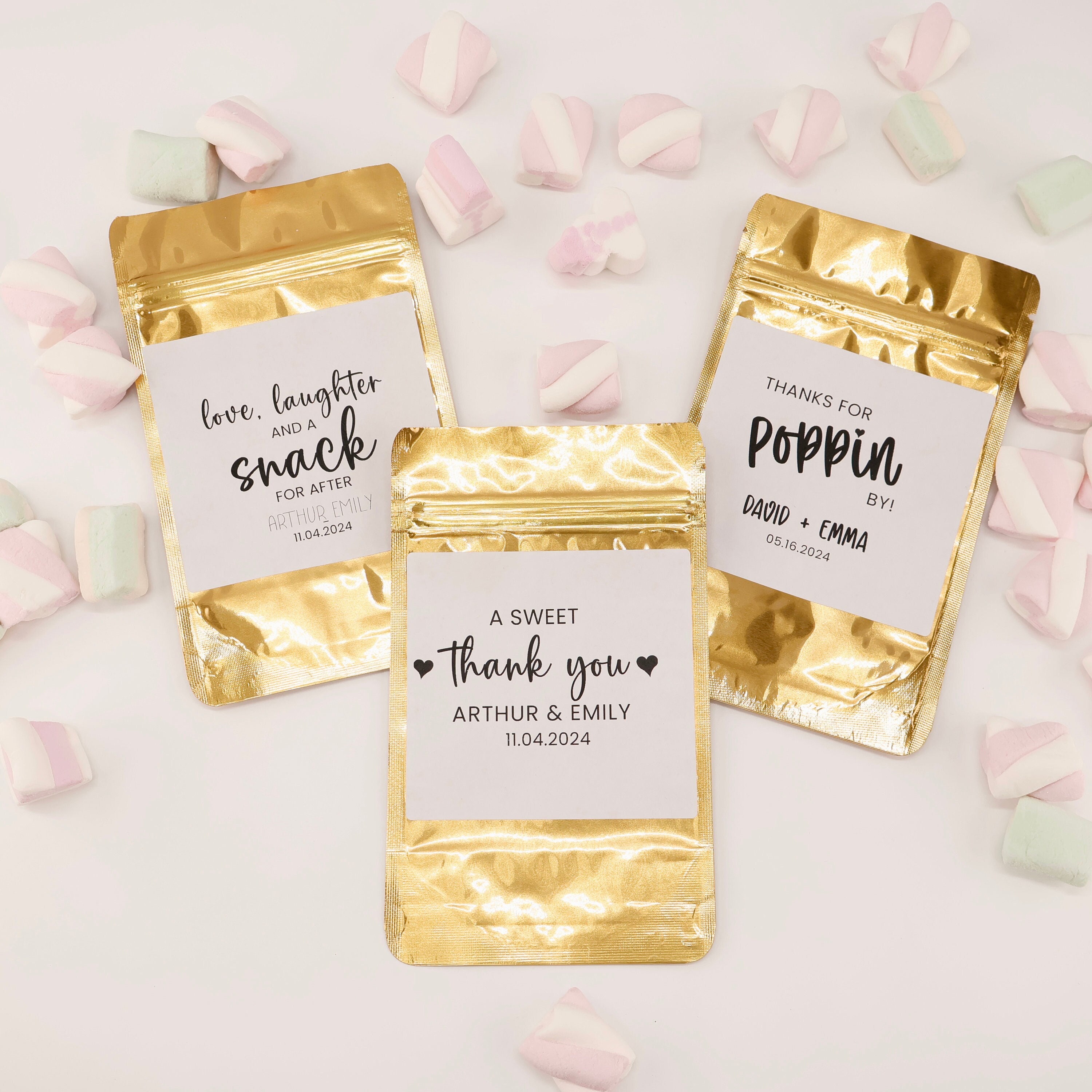 Wedding Treat Bags, Wedding Favor Bags, Rehearsal Dinner Favors, Bridal ...