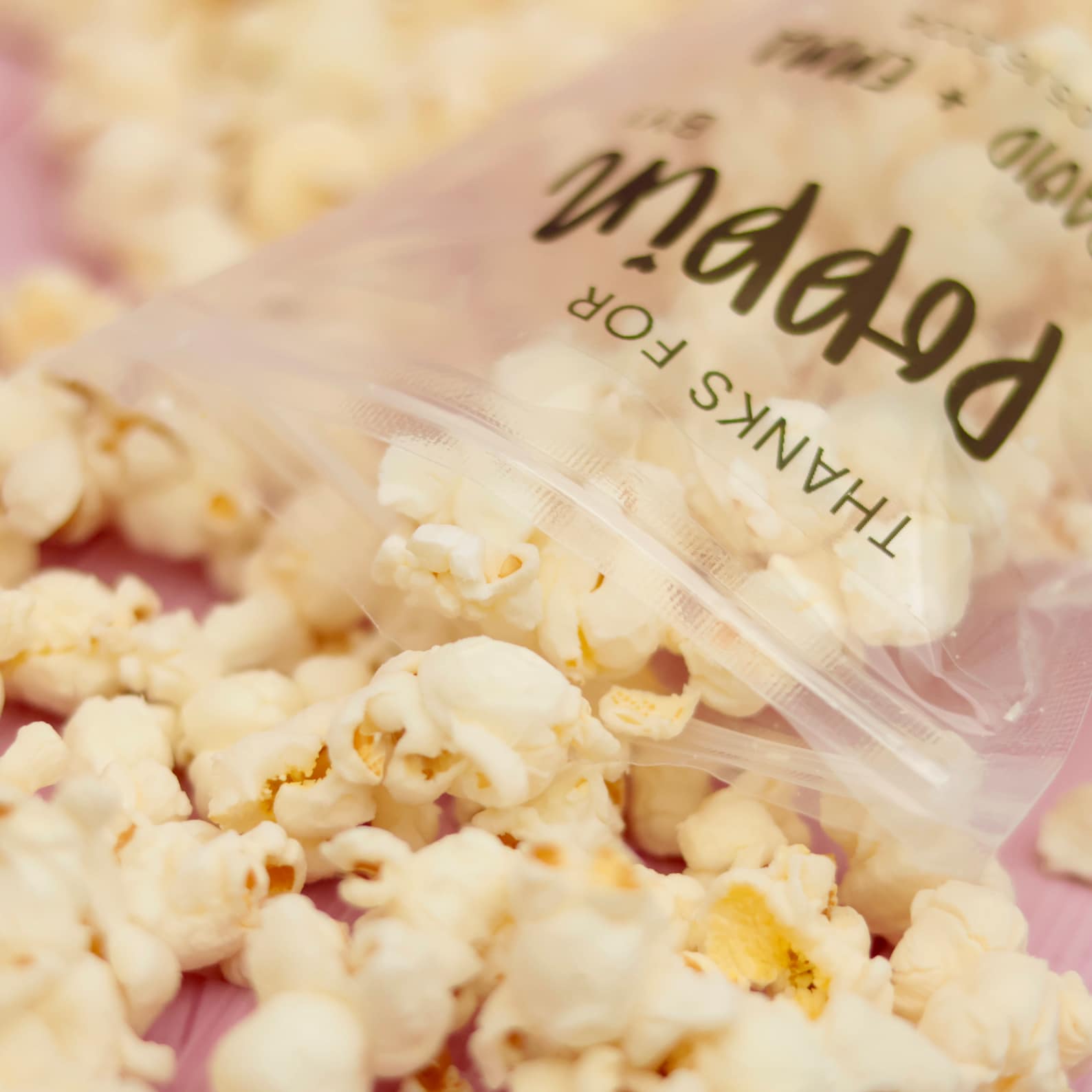 Wedding Treat Bags and Stickers, Thanks for Popping By, Ready to Pop ...