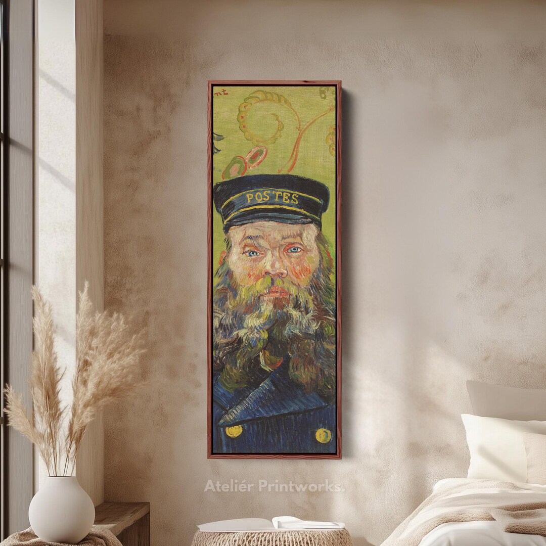 VINCENT VAN GOGH the Postman Joseph Roulin 1888 Large Vertical Framed ...
