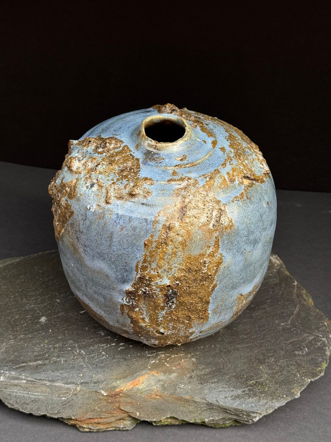 Blue Ceramic Flowers Vase, Pottery Handmade Vase, Handmade Vase, Unique ...