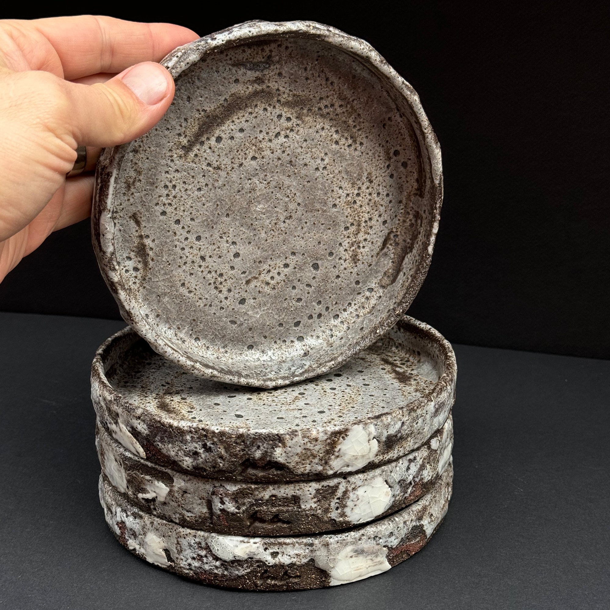 Pottery Ceramic Plate, Serving Pottery Plate, Handmade Pottery Gift ...