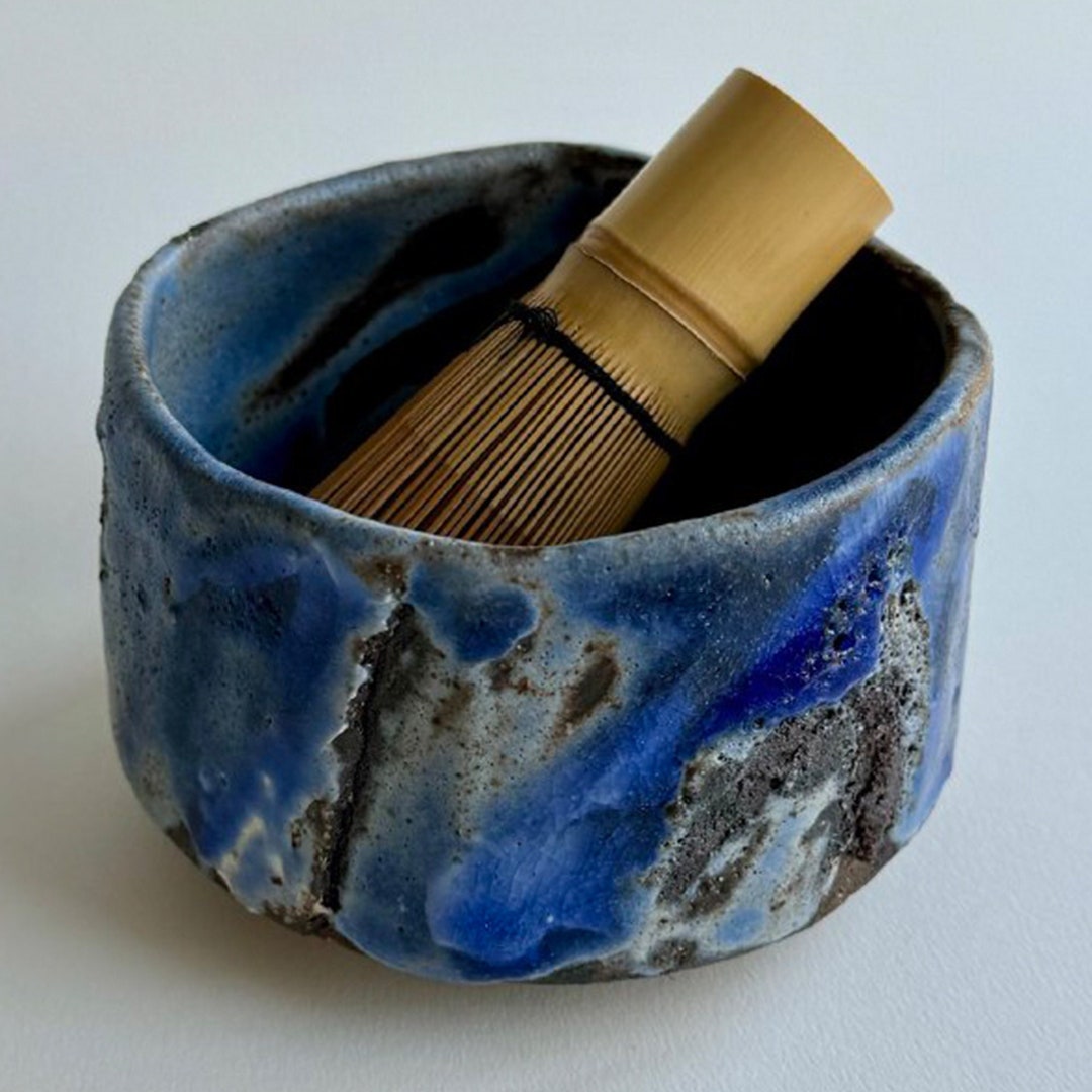 Wabi Sabi Tea Bowl,traditional Japanese Ceramic Chawan, Matcha Pouring ...