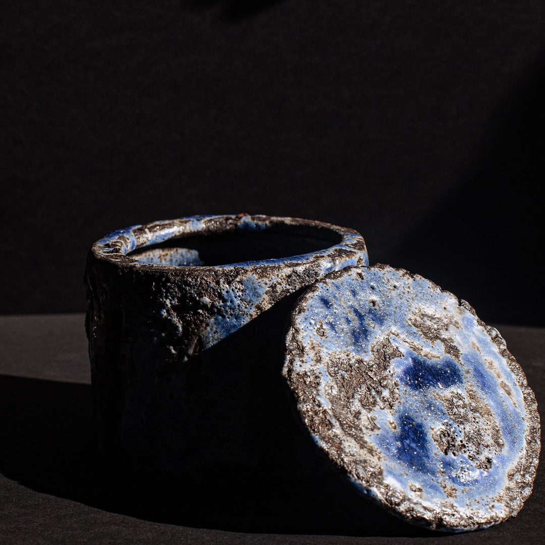 Ceramic Tea Jar With Lid, Tea Box, Kitchen Accessories, Ceramic Tea Box ...