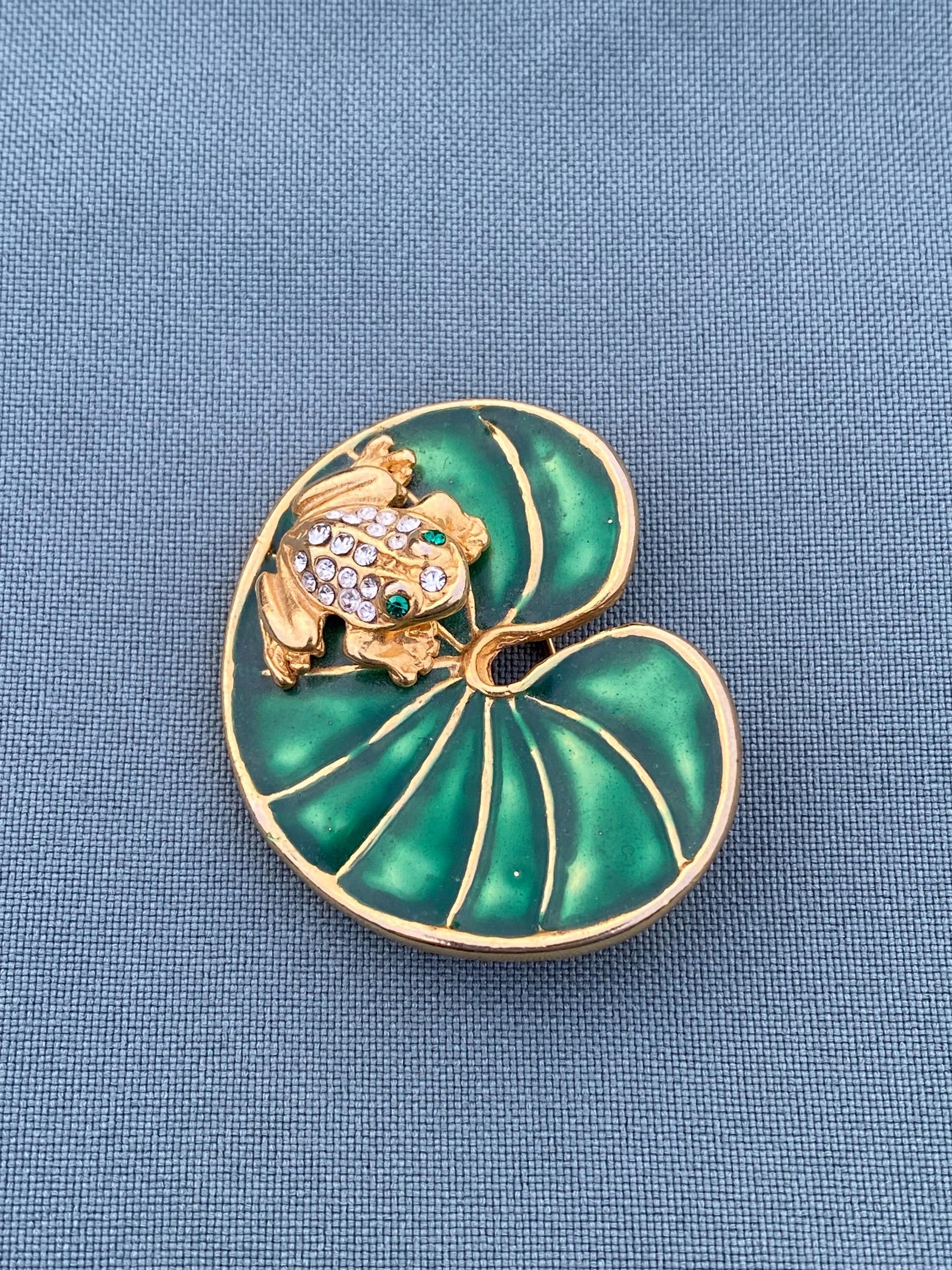 Vintage Frog Brooch, Frog Brooch, Costume Brooch, Frog Pin, Frog ...
