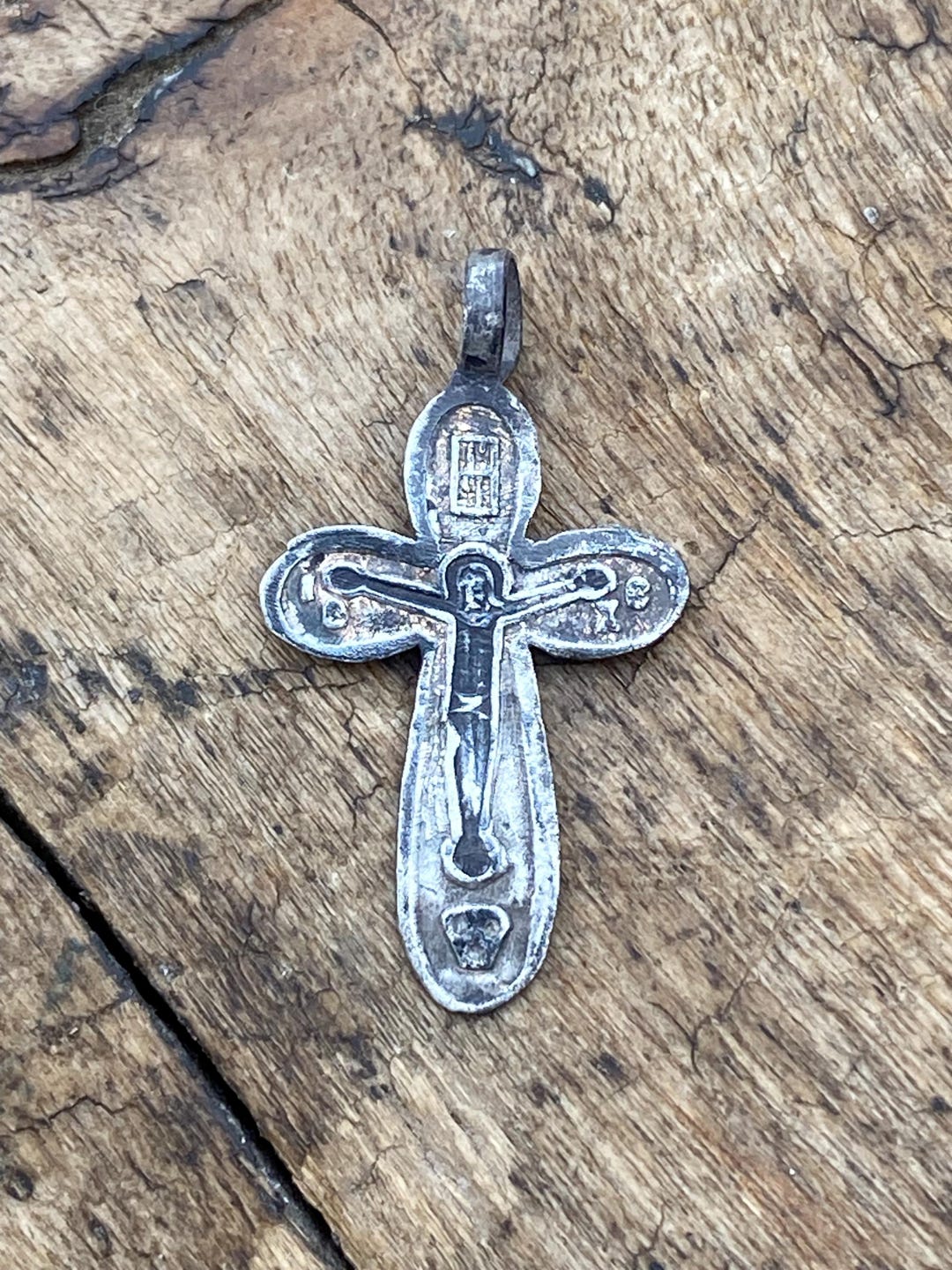 Antique Russian Silver Cross Imperial Russia 84 Silver Hallmark ...