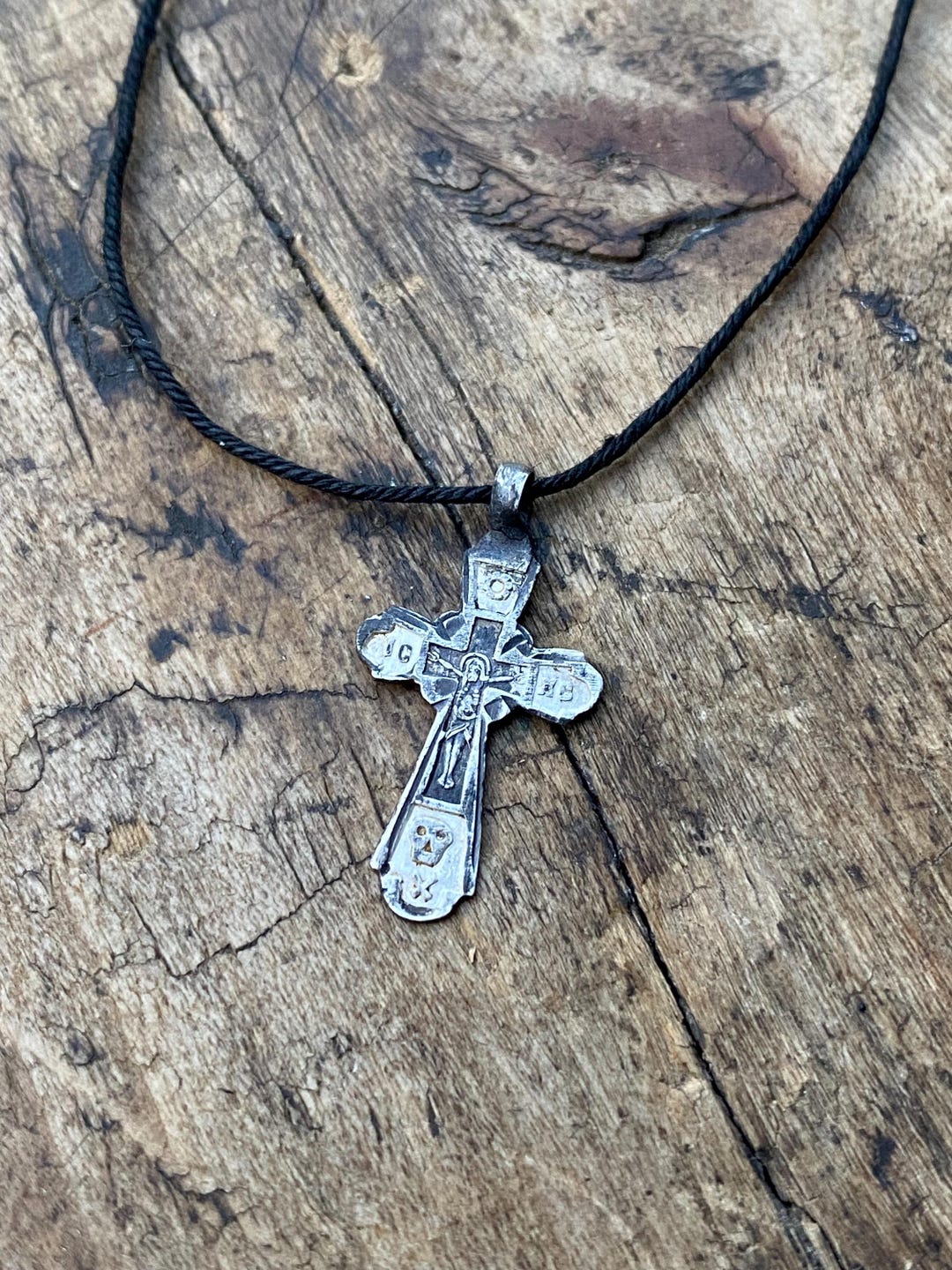 Antique Russian Silver Cross Imperial Russia 84 Silver Hallmark ...