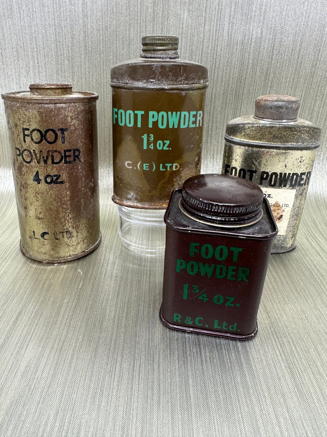 4 Original WW2 Cans of Footpowder - Etsy