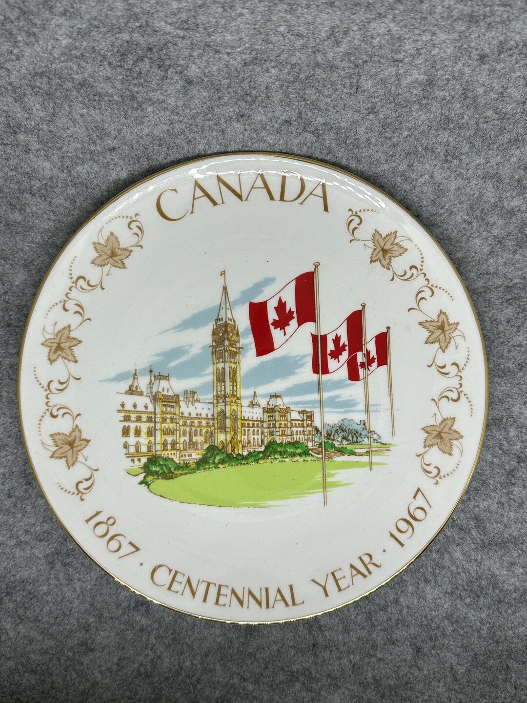 Vintage Plate – Canada Centennial Year 1867-1967 Collectible ...