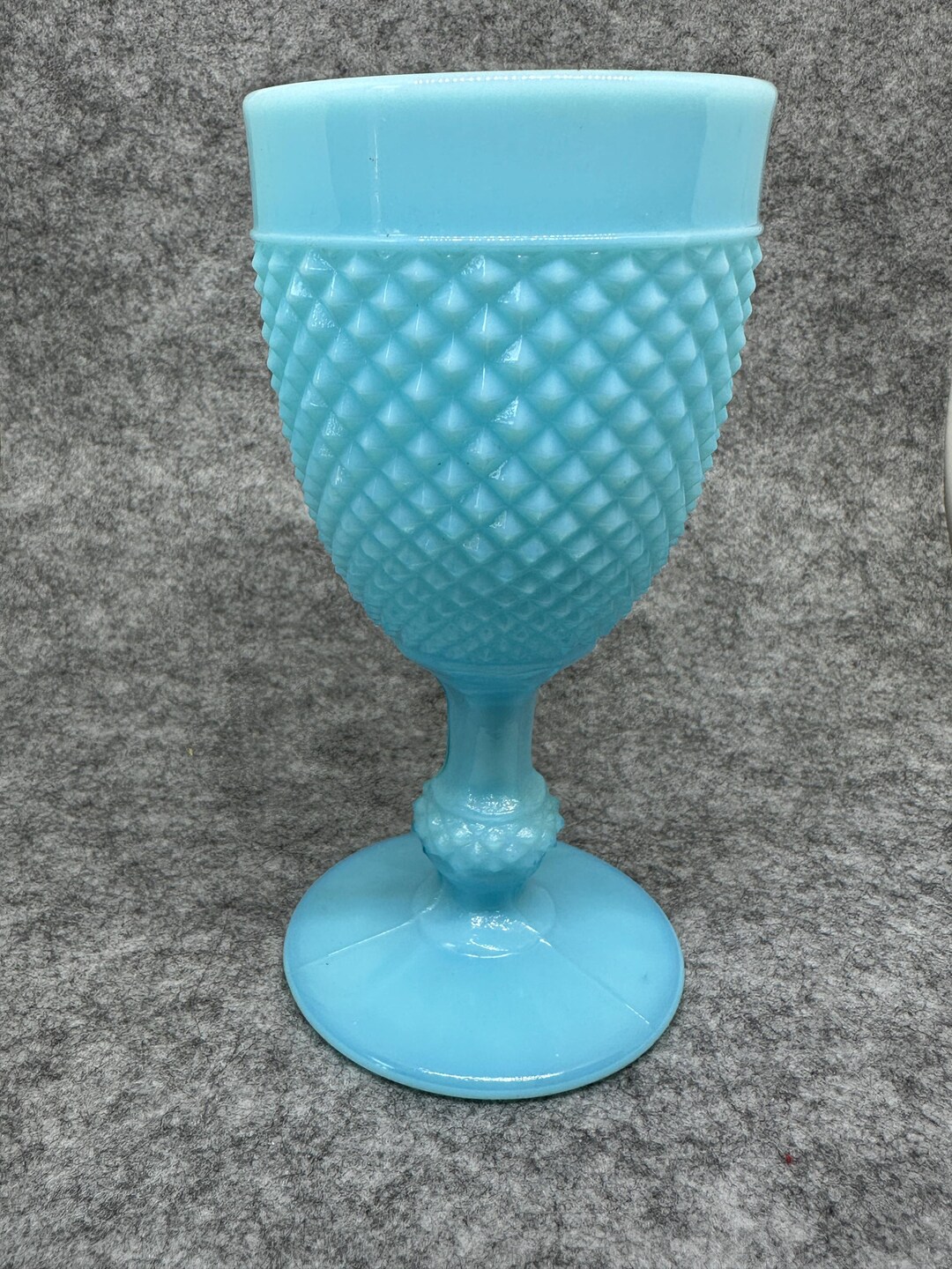 Turquoise Opaline Milk Glass Goblet/ Wine Glass - Etsy