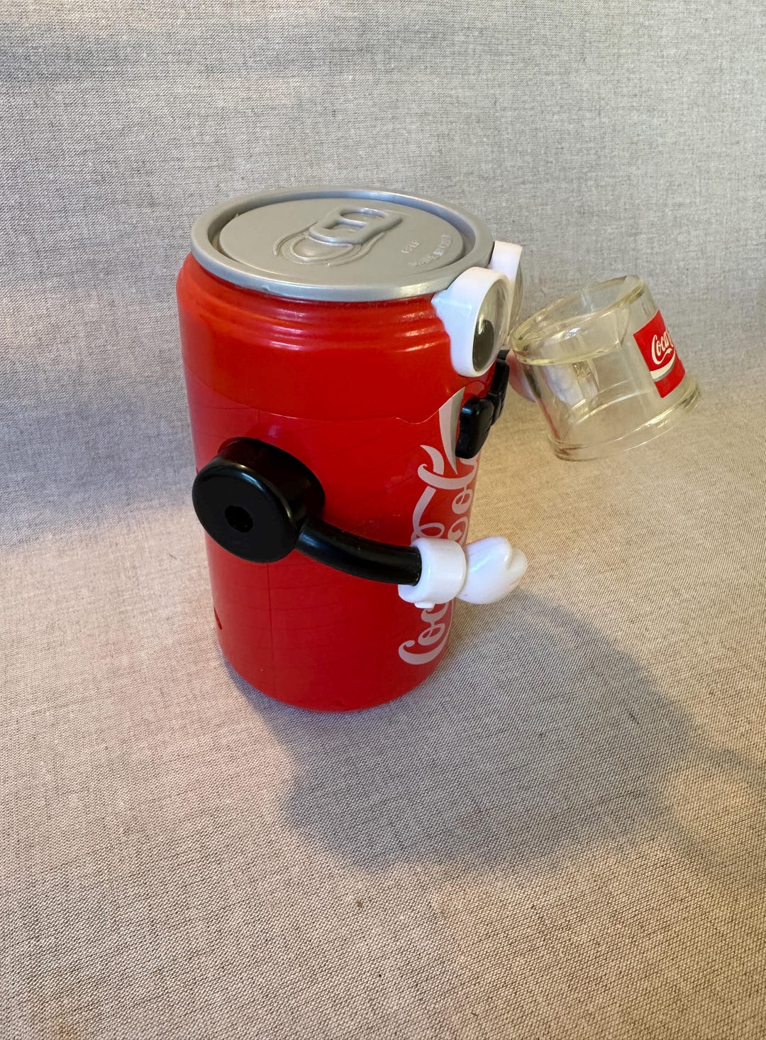 Vintage Coca-cola Classic Robot Coke Can Coin Mechanical Toy Bank 5-1/2 ...