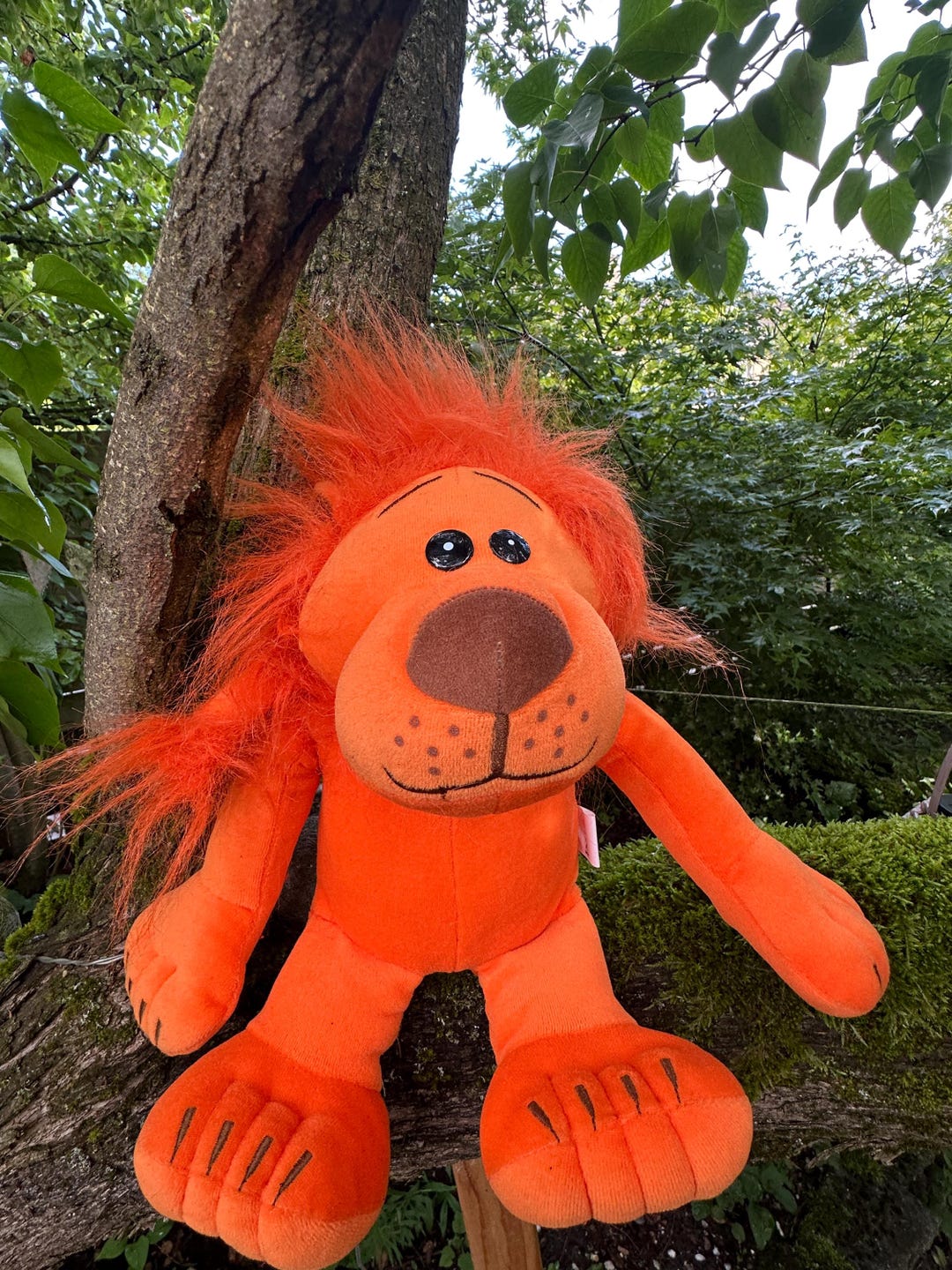Vintage ING Piggy Bank | Plush Orange Lion | Promotional Collectible ...