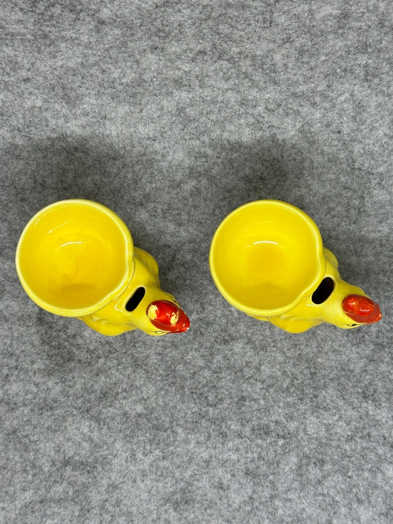 2 Goebel Yellow Chicken Egg Cups - Etsy UK