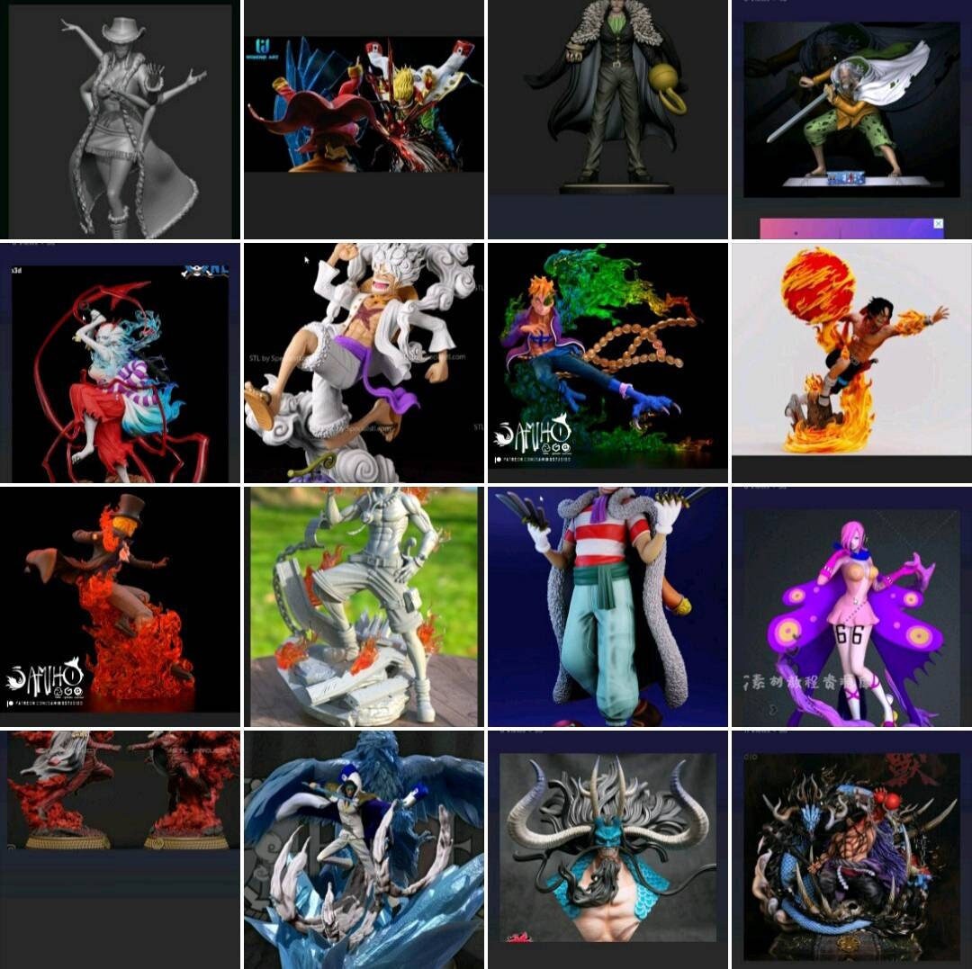 One Piece Bundle STL PACK 16 Models - Etsy Australia