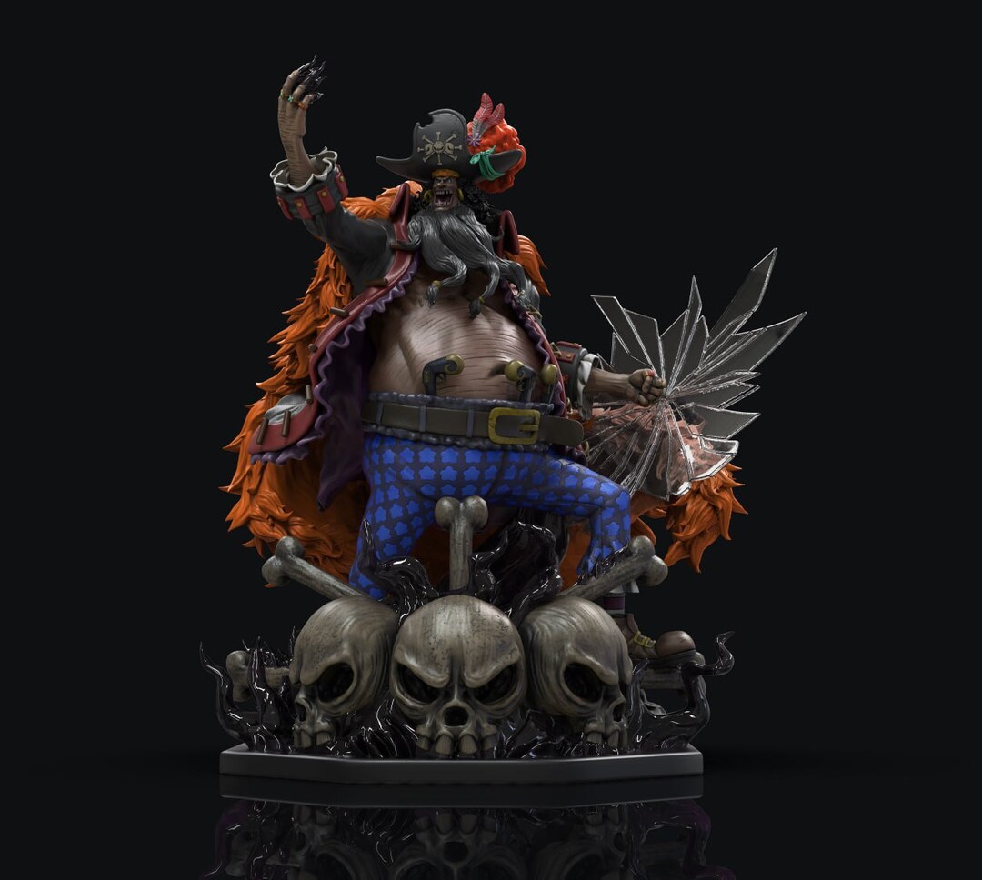 One Piece Marshall D Teach STL Model 3D File - Etsy