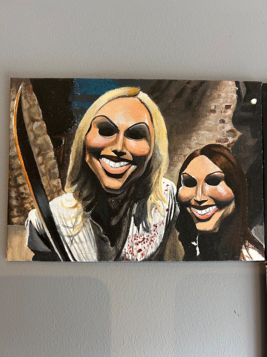 The Purge “this is Not a Test” Painting Print - Etsy UK