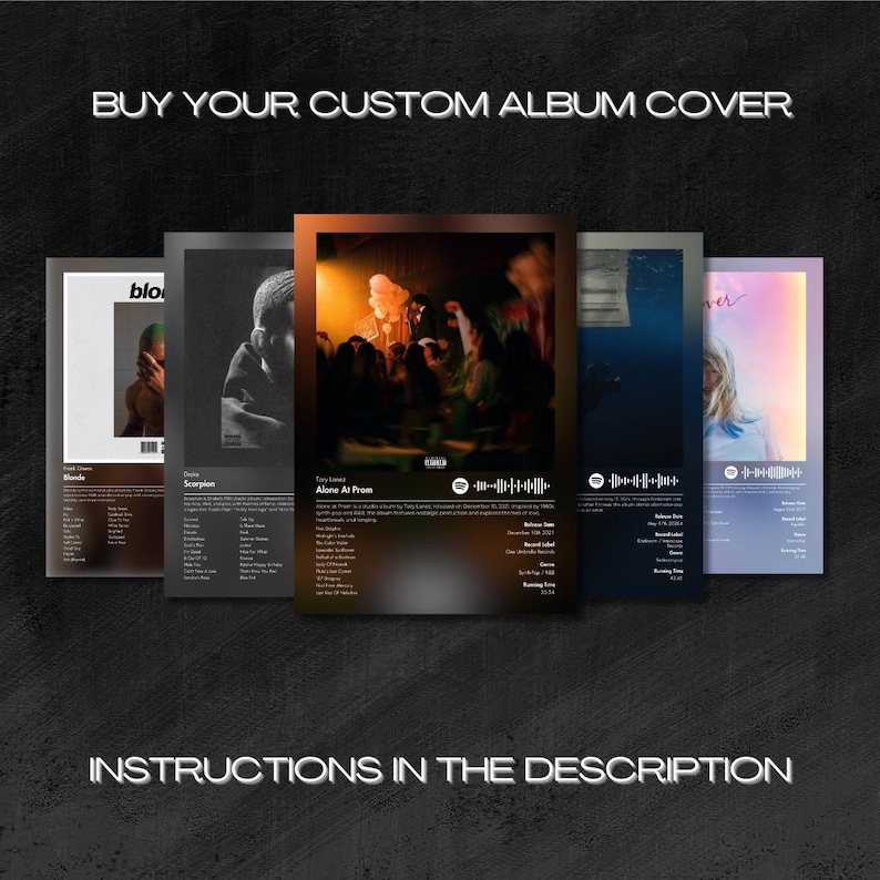 Custom Album Covers – Personalized Music Artwork for Any Artist or ...